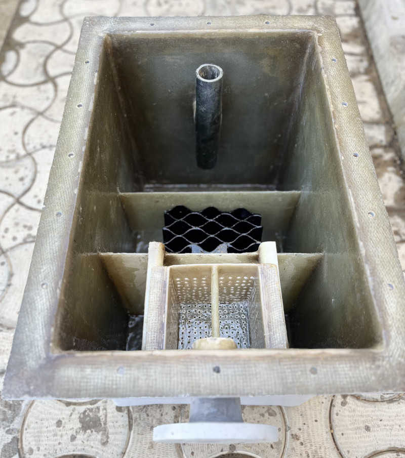Production of grease traps - takin composite